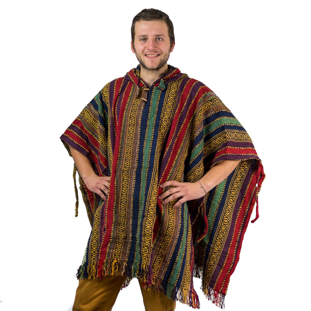 Poncho With a Hood With Multiple Use - Etsy