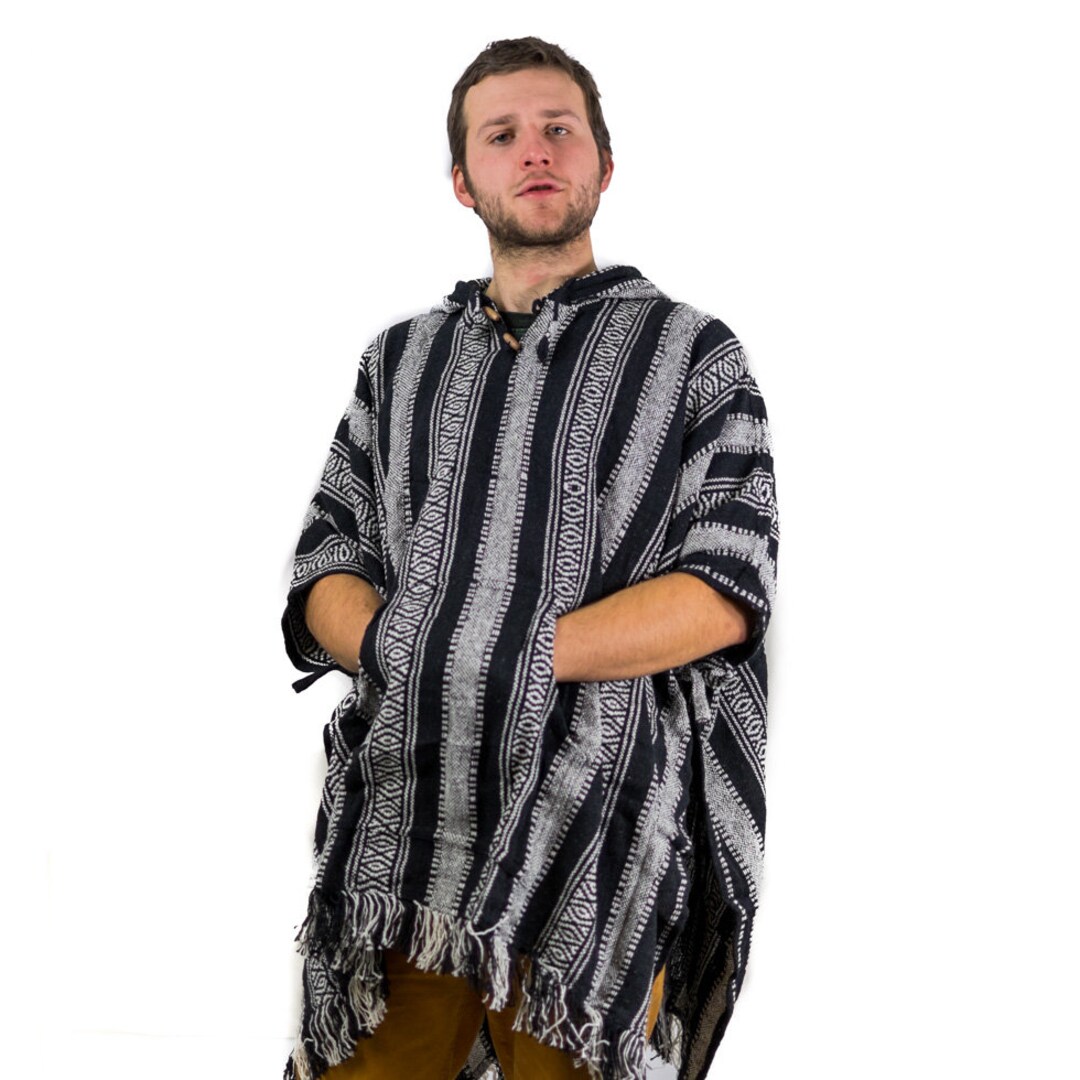 Poncho With a Hood With Multiple Use - Etsy