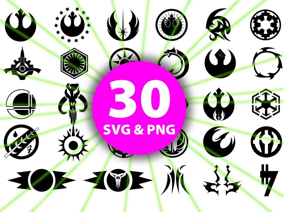 Sci-fi Movie Icon Set: 30 SVG & PNG Files (digital Download) - Etsy
