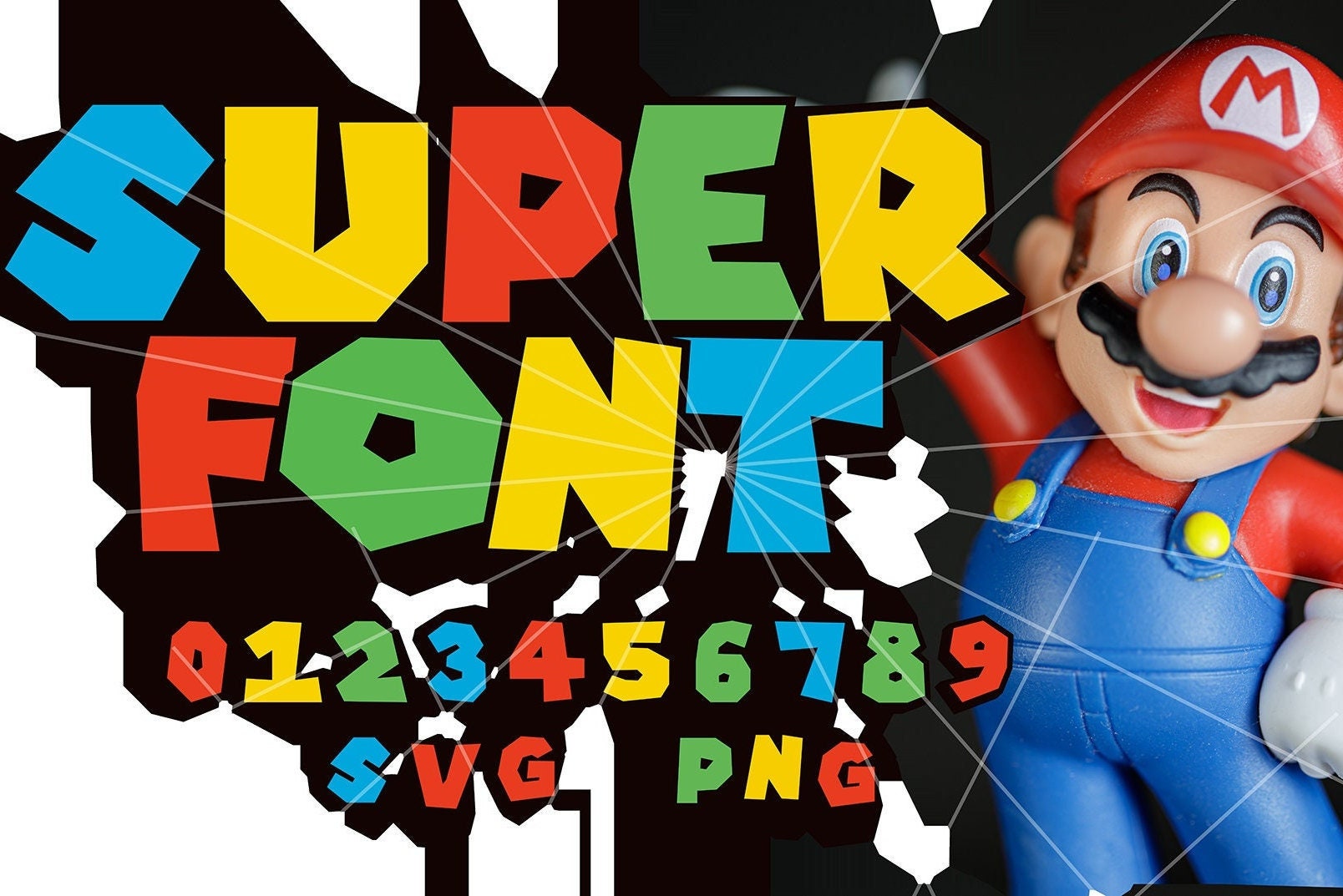 Mario Font SVG: Comic Alphabet Letters (digital Download) - Etsy