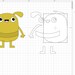 Monster SVG, INSTANT Download,stick Figure Monsters Svg Cut Files and ...
