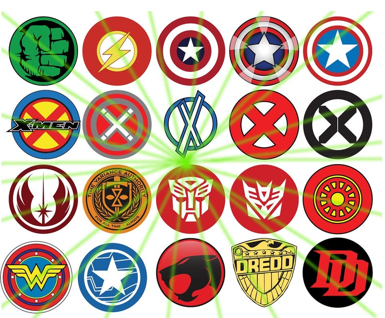 Most Famous Superhero Svg Icon Bundle, Superhero Svg,superheroes Svg ...