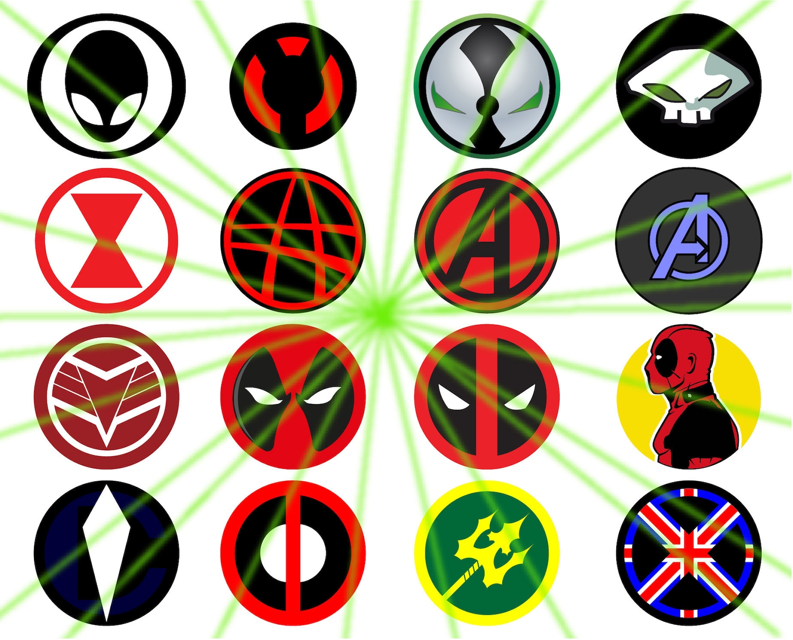 Most Famous Superhero Svg Icon Bundle, Superhero Svg,superheroes Svg ...
