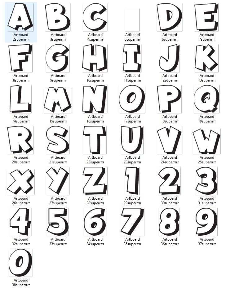 Comic Fonts Svg, Comic Fonts Alphabet Svg,comic Fonts Png,comic Fonts ...