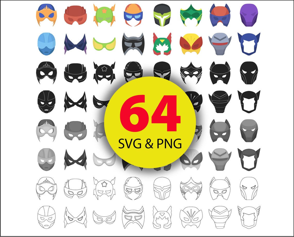 Super Hero Mask SVG, Superhero Mask Png,superhero Mask Clipart,superhero Mask SVG, Superhero ...