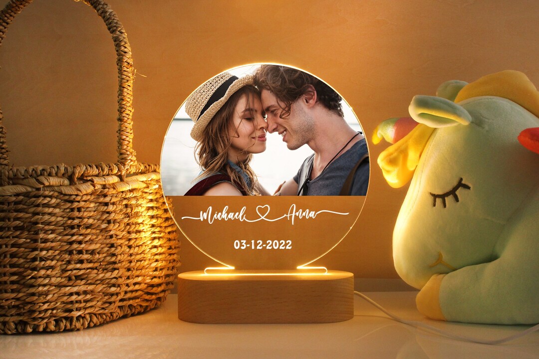 Personalized Acrylic Photo Lamp,custom Photo LED Night Light,photo ...