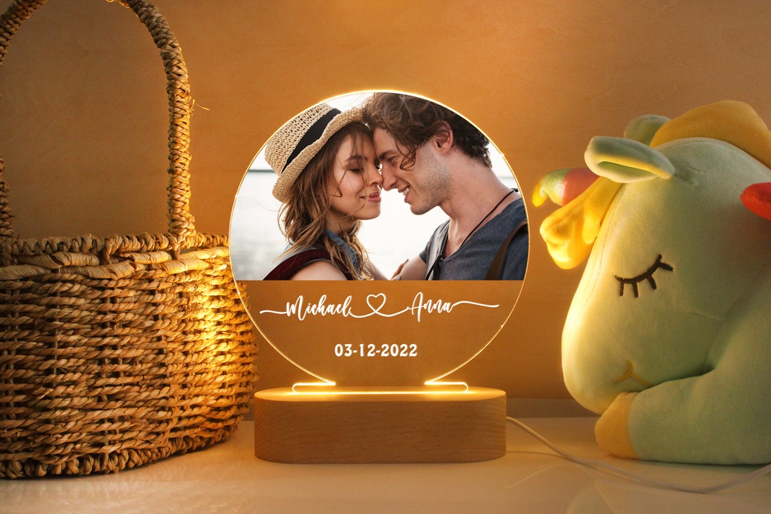 Personalized Acrylic Photo Lamp,custom Photo LED Night Light,photo ...