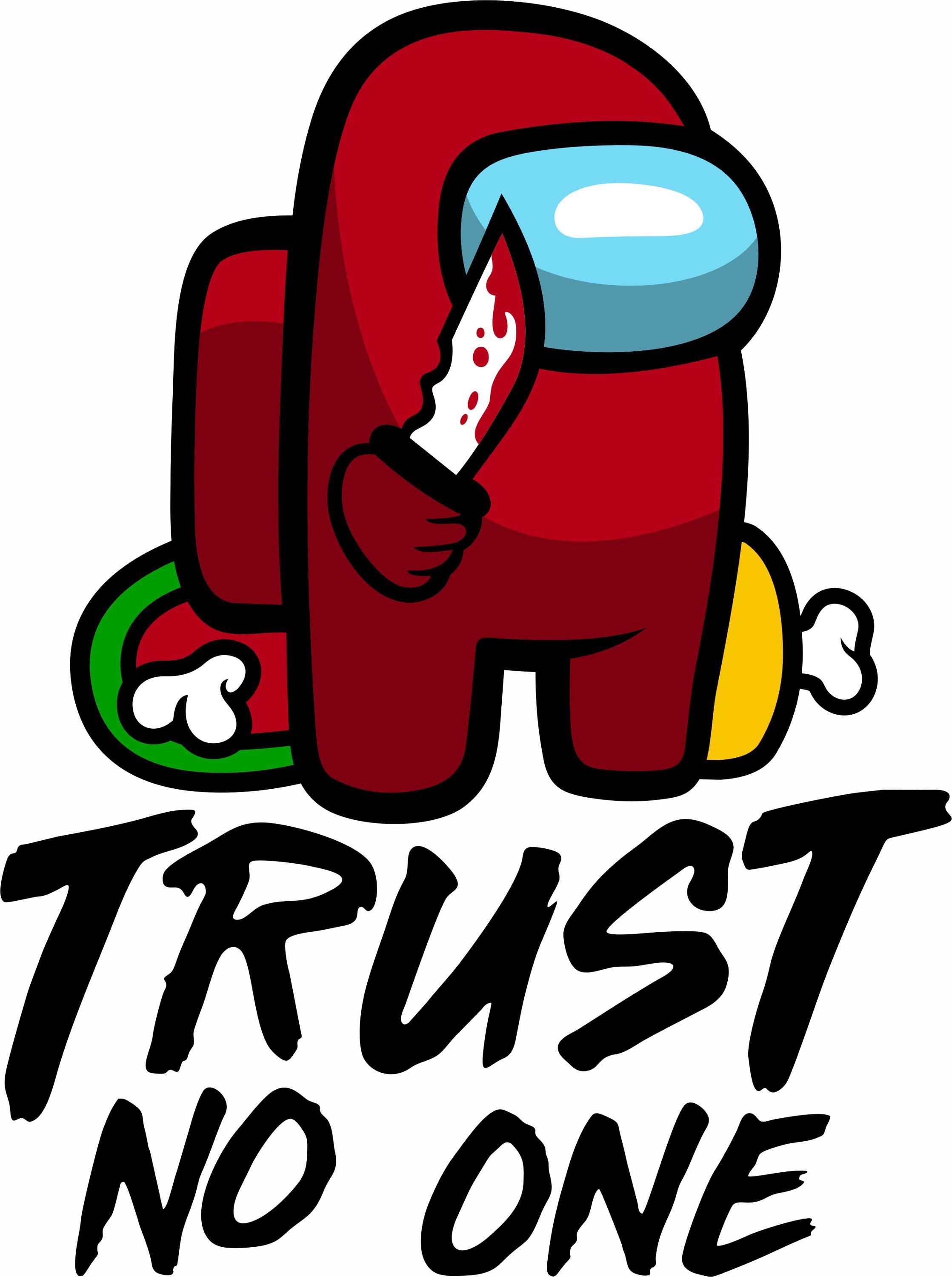 Trust No One Among Us - Etsy