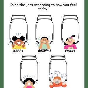 Emotional Development. Printable Emotion Worksheets (10 Pages) - Etsy