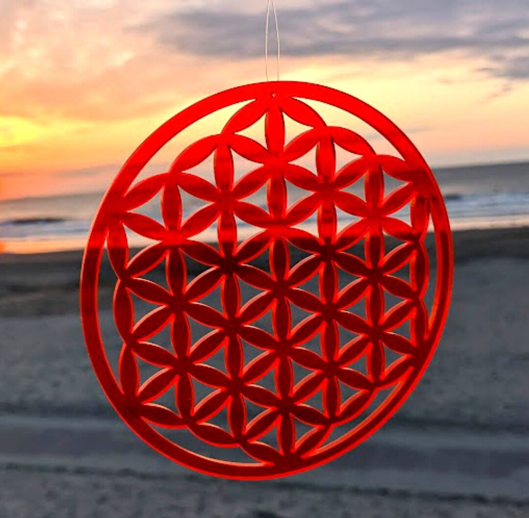 Suncatcher Lumatic "flower of Life" for Hanging - Etsy
