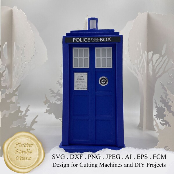 Tardis Svg - Etsy