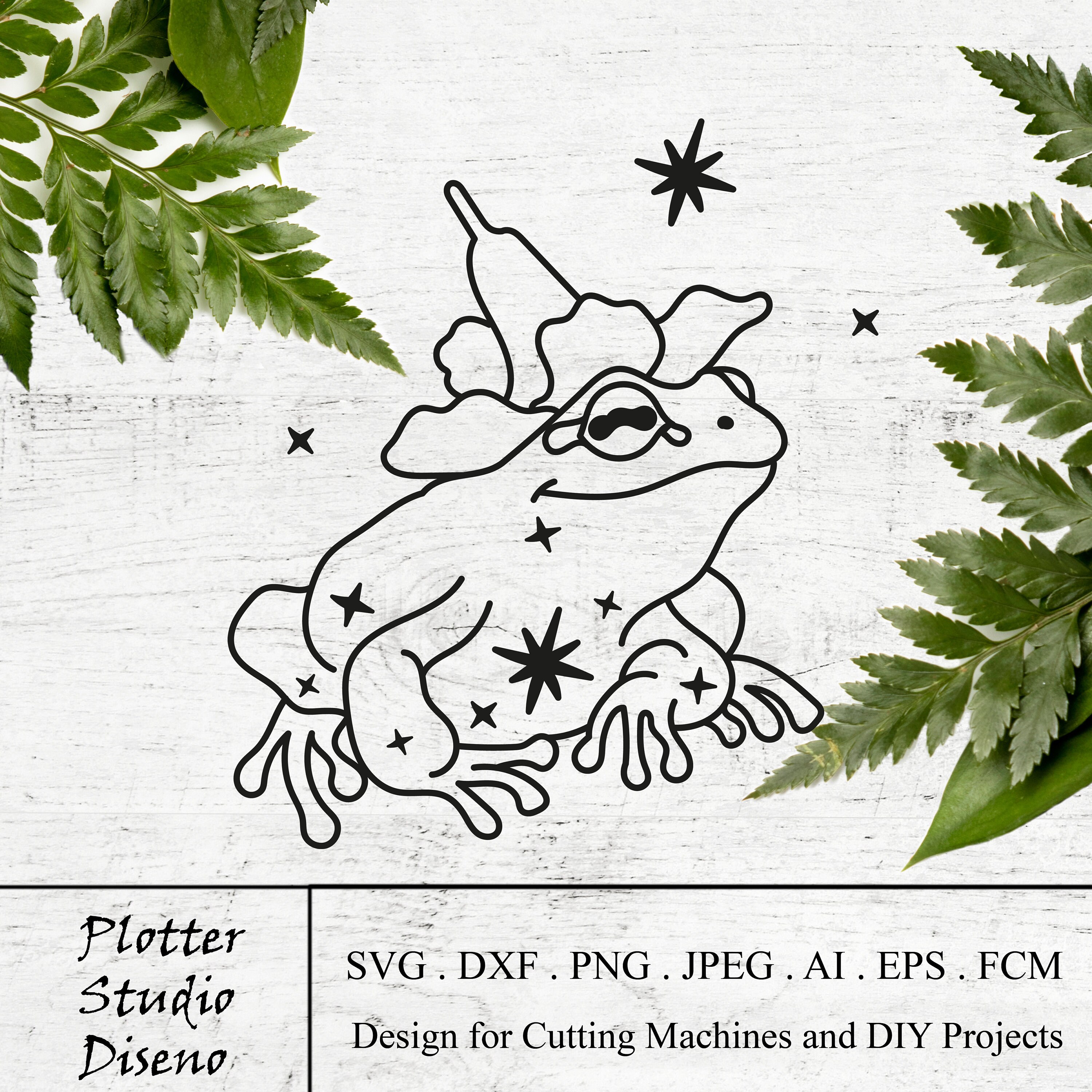 Mystic Frog Svg Celestial Frog With Stars Svg Whichcraft - Etsy
