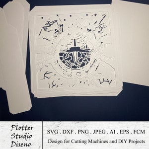 LOTR Template Lightbox SVG, Lord of the Rings Shadowbox SVG, Hobbit ...