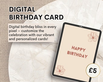 30 Digital Birthday Card - Etsy