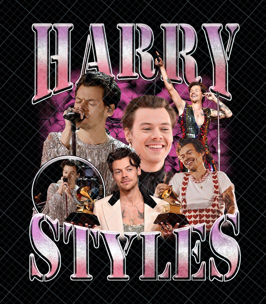 Harry Styles Vintage 90s Digital PNG Download, Harry Styles Rapper T ...