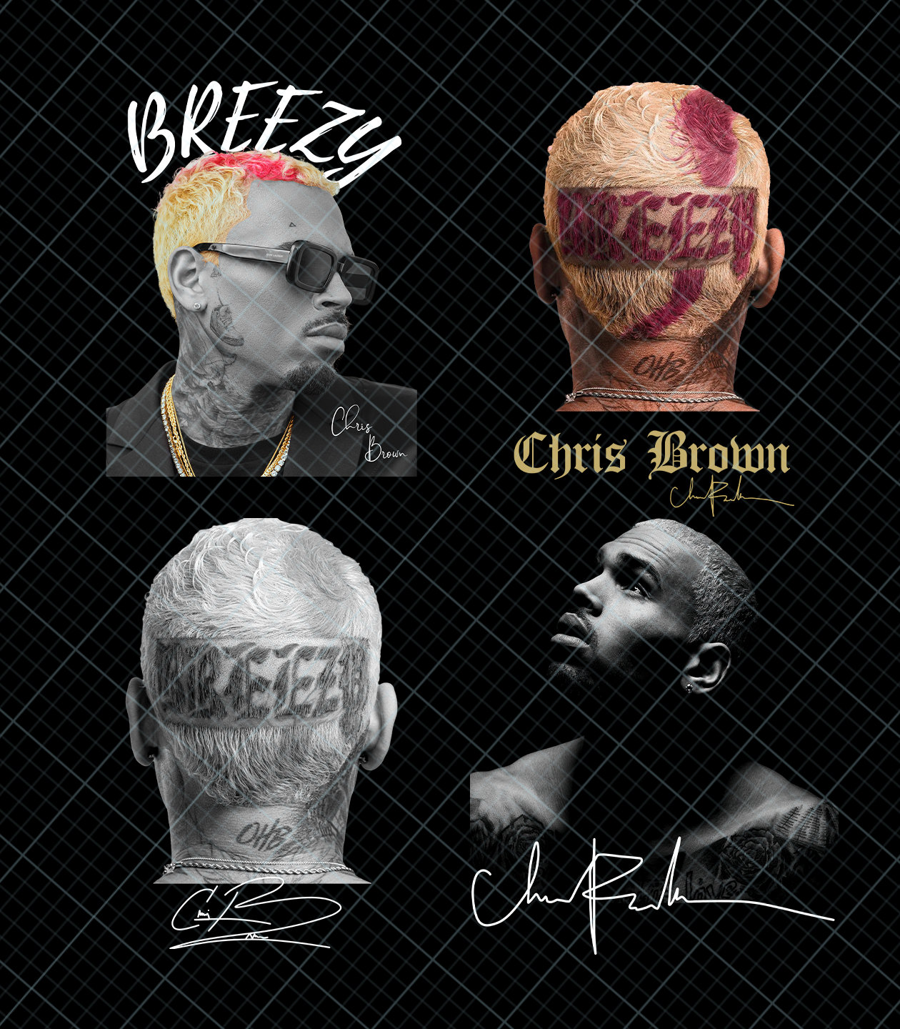 Combo 4 File Chris Brown Breezy Png, Vintage Chris Brown Png, Breezy ...