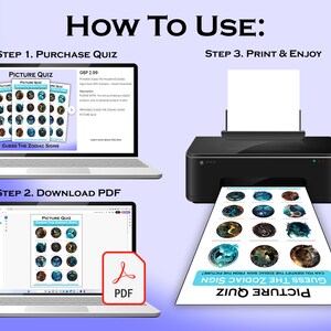 Printable Zodiac Signs Quiz With Answers Astrology Guessing Game ...