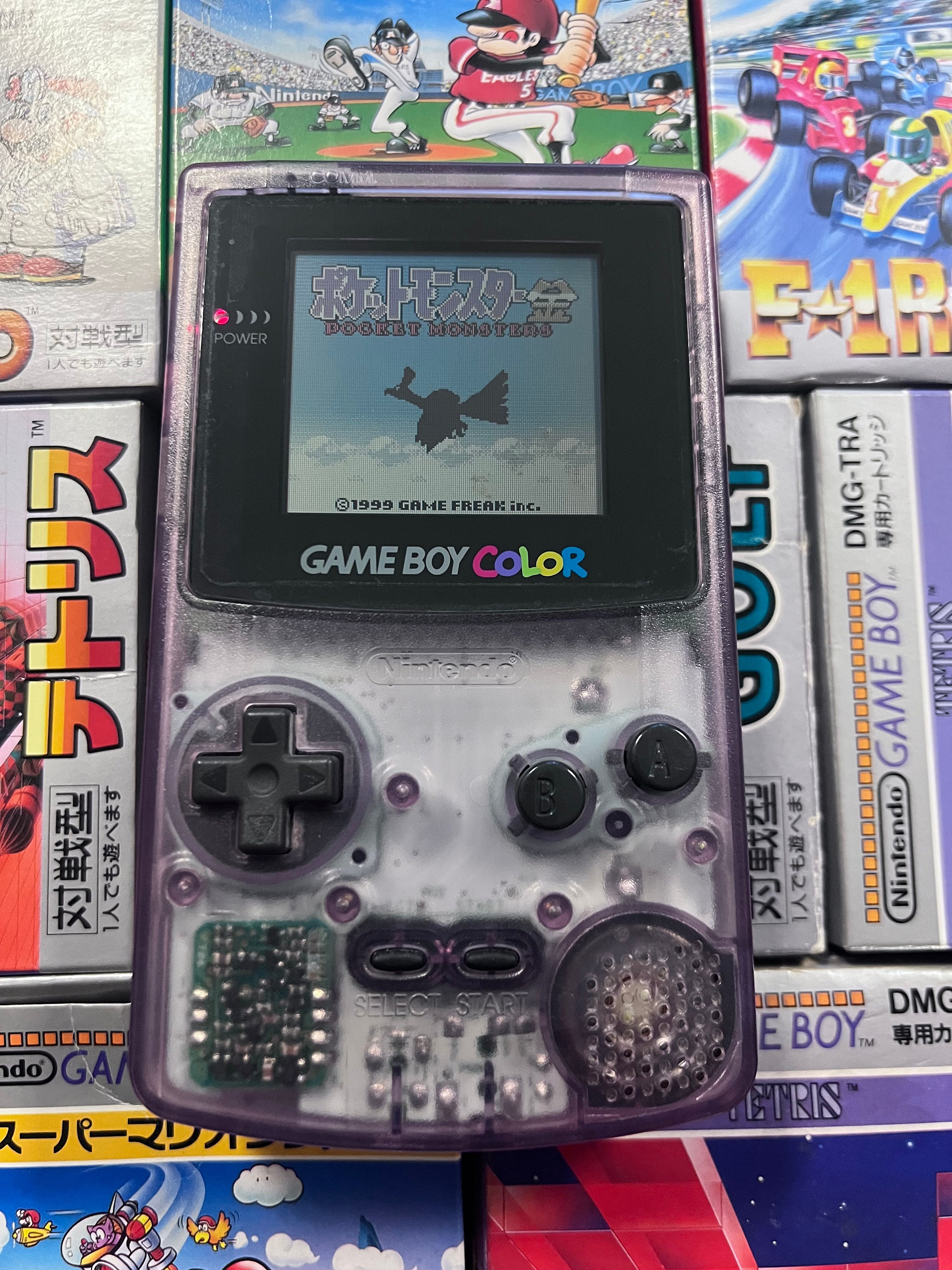 Gameboy Color Clear Purple CIB Japan Version - Etsy