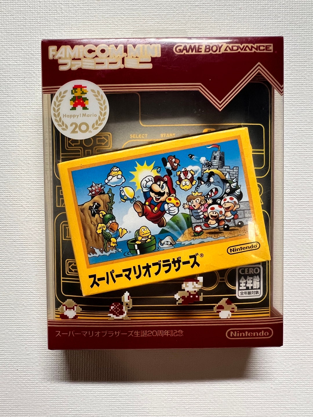 Famicom Mini Super Mario Bros 1 Game Boy Advance Japanese Import GBA J ...