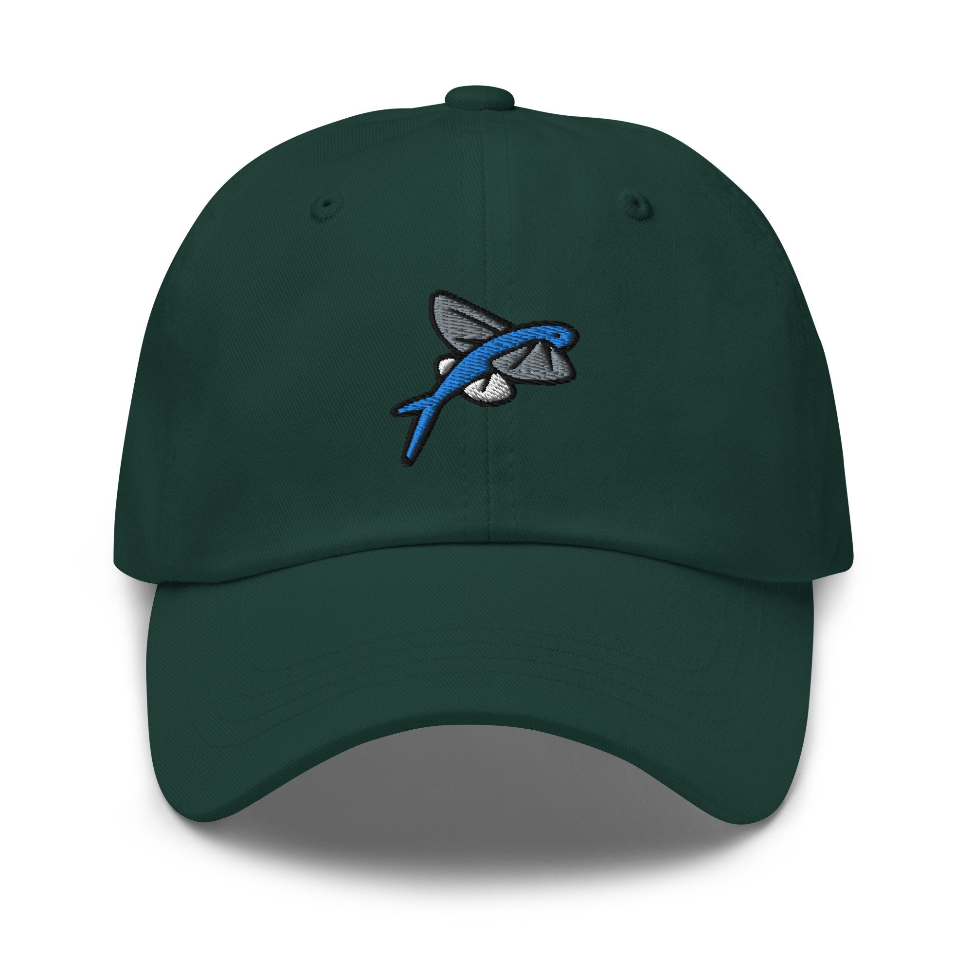 Flying Fish Dad Hat, Embroidered Ocean Animal Baseball Cap, Sea ...