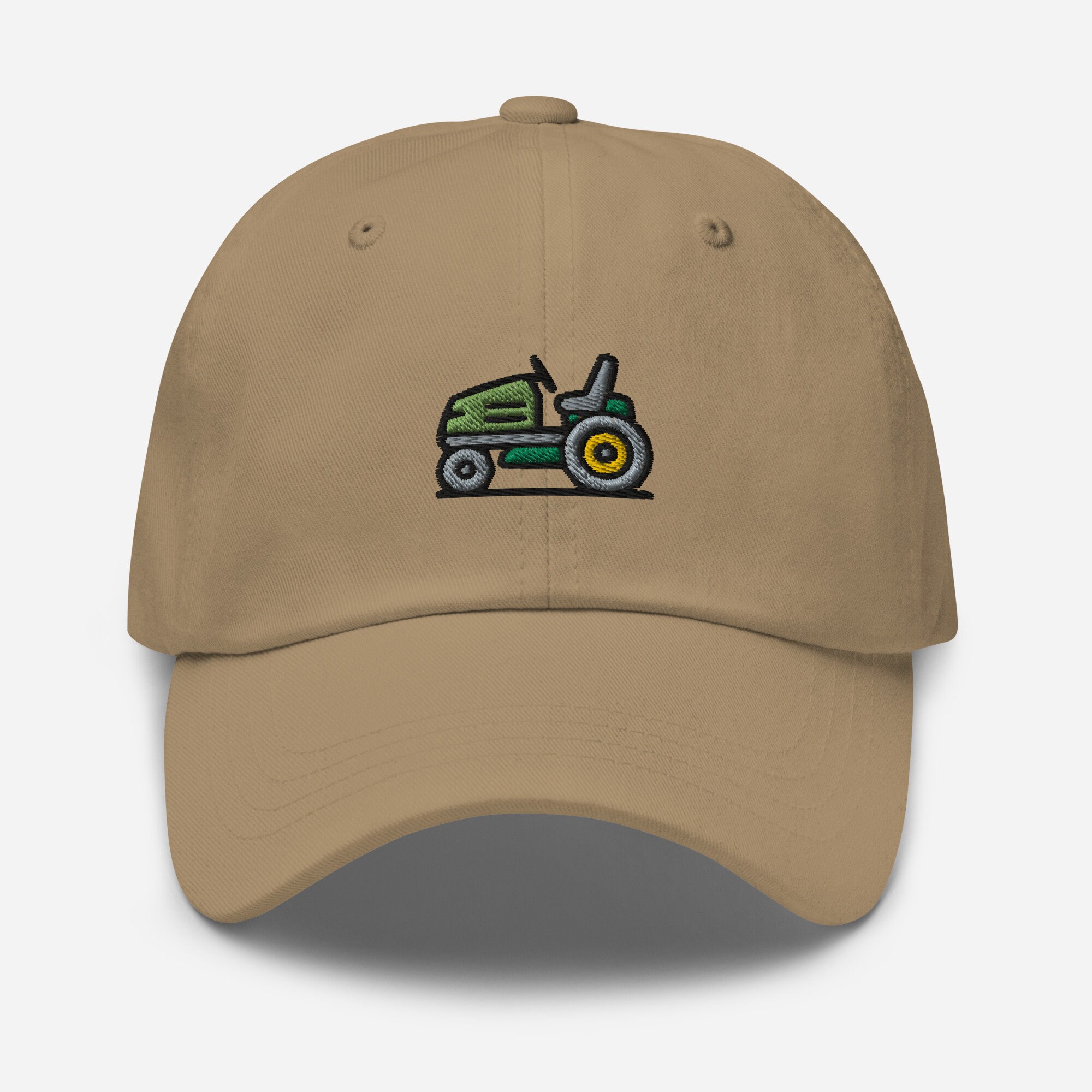 Lawn Mower Dad Hat, Embroidered Garden Baseball Cap, Grass Cutter Cap ...