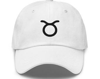 TAURUS Baseball Hat Embroidered Dad Cap Zodiac Horoscope - Etsy