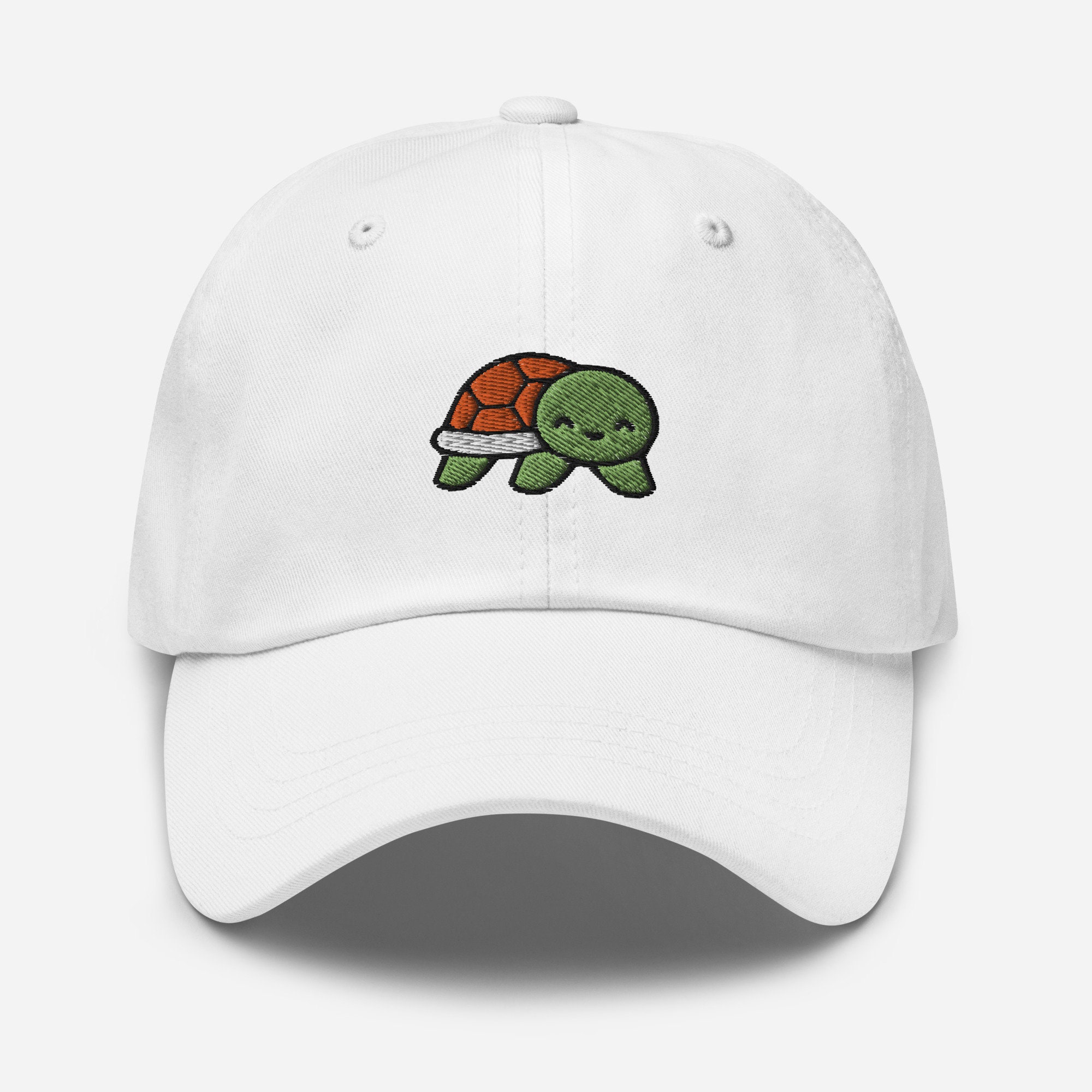 Cute Turtle Dad Hat, Embroidered Hat Tortoise Baseball Cap - Unisex ...