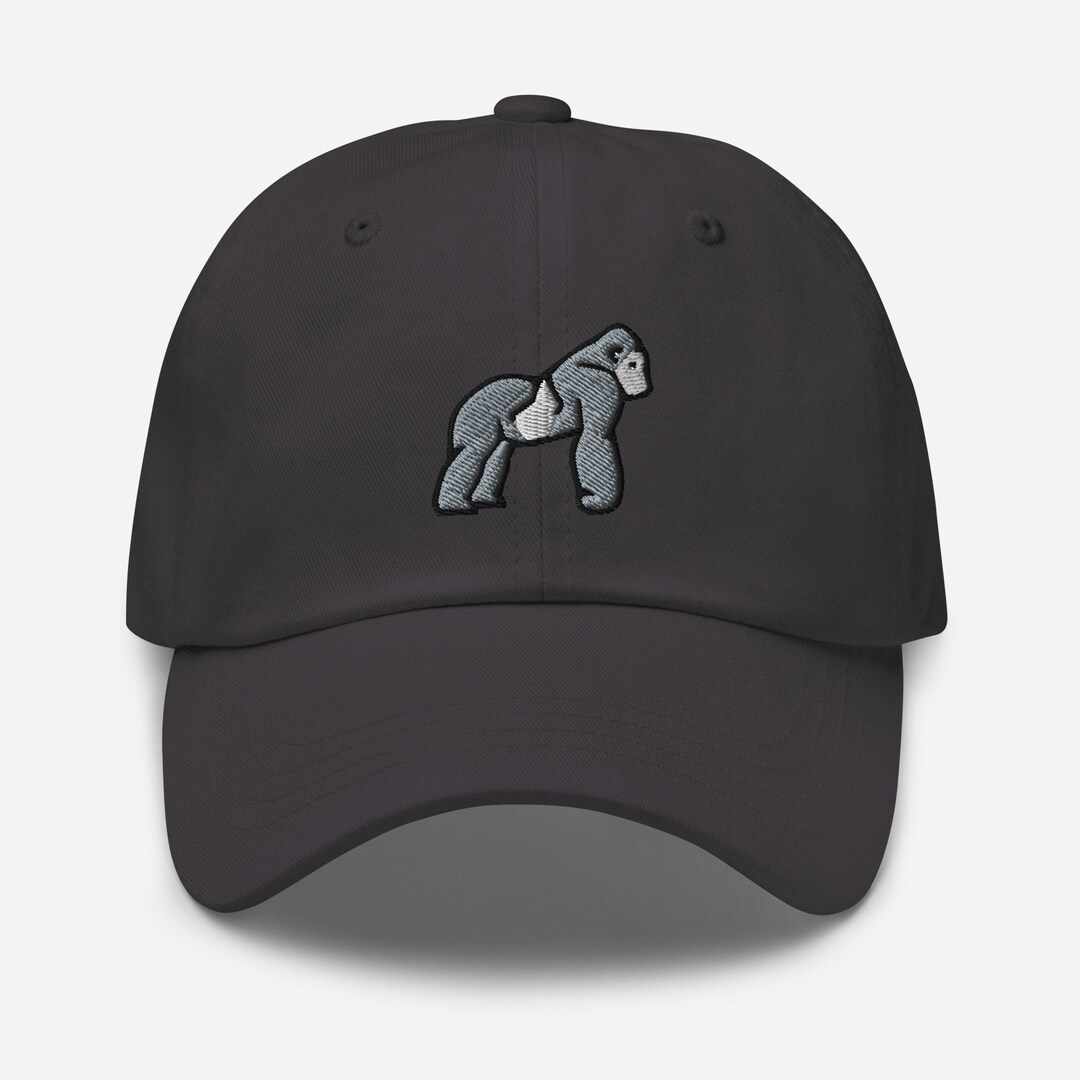 Gorilla Dad Hat, Embroidered Monkey Baseball Cap, Unisex Adjustable ...