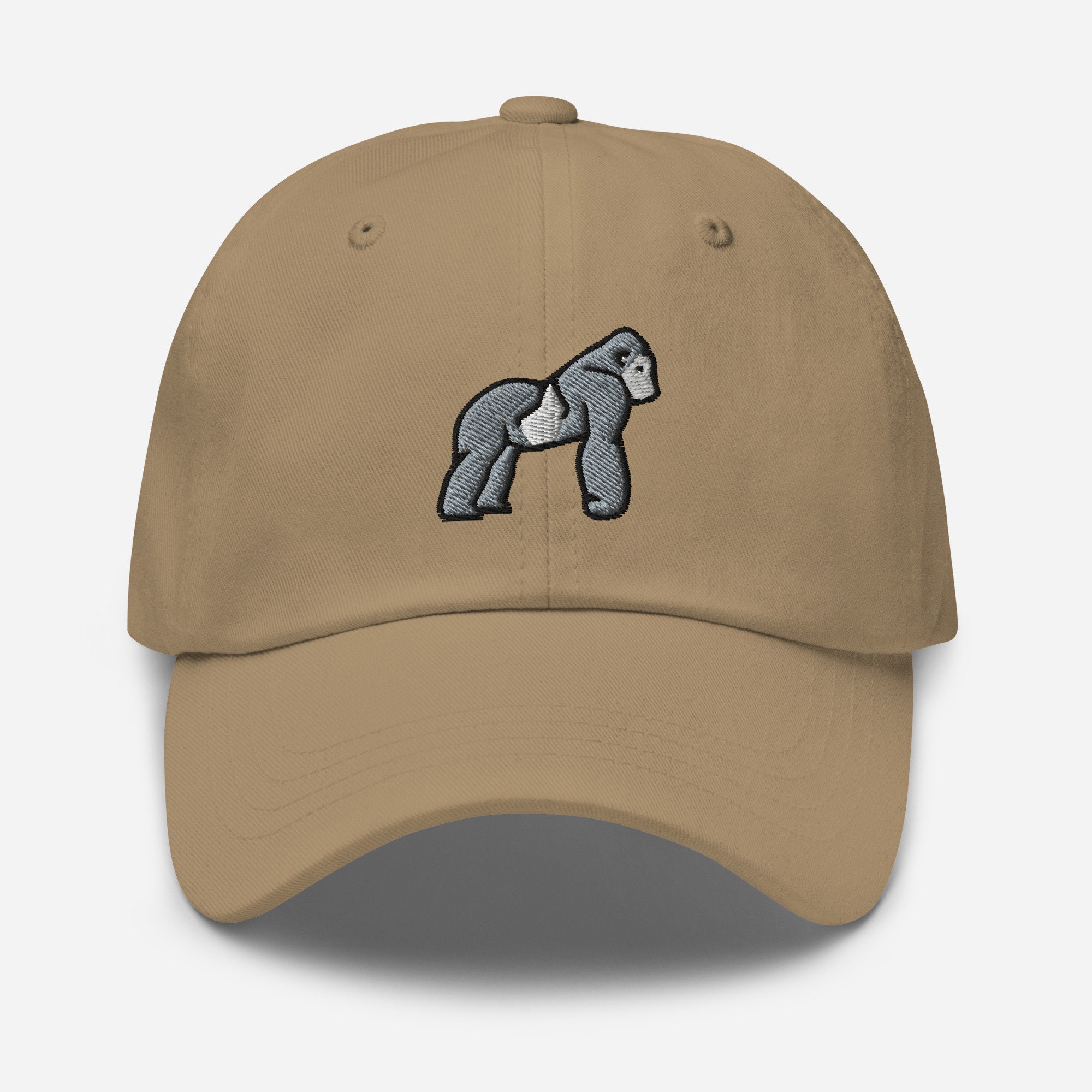 Gorilla Dad Hat, Embroidered Monkey Baseball Cap, Unisex Adjustable ...