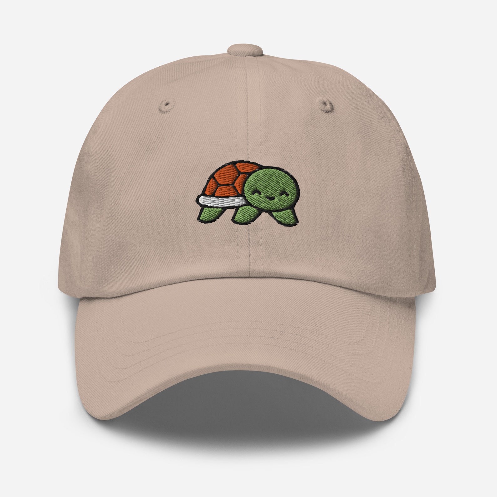 Cute Turtle Dad Hat, Embroidered Hat Tortoise Baseball Cap - Unisex ...