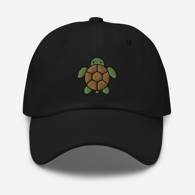 Turtle Dad Hat, Embroidered Hat Turtle, Tortoise Baseball Cap - Unisex ...