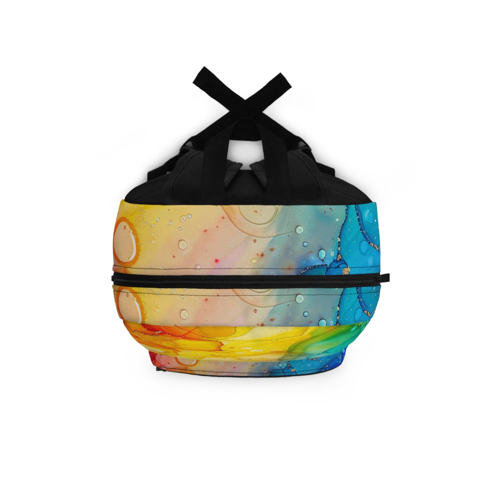 Glitter Rainbow Backpack: Alcohol Ink Bubbles Design - Etsy