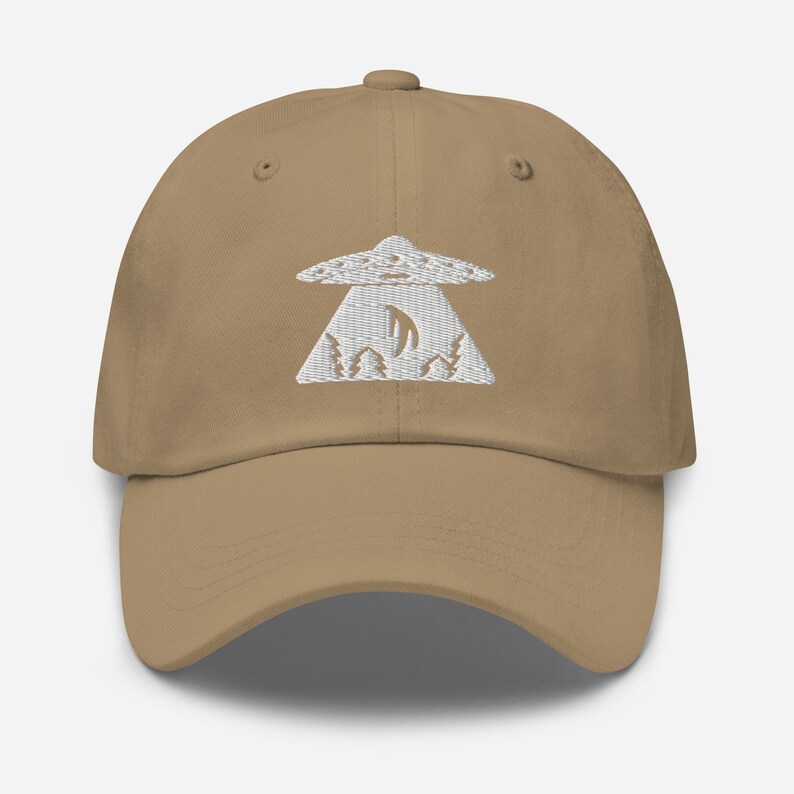 Alien Human Abduction UFO Dad Hat, Funny Embroidered Hat, Space Dad Cap ...