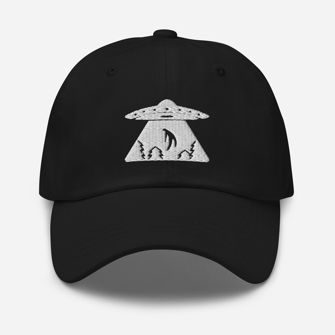 Alien Human Abduction UFO Dad Hat, Funny Embroidered Hat, Space Dad Cap ...