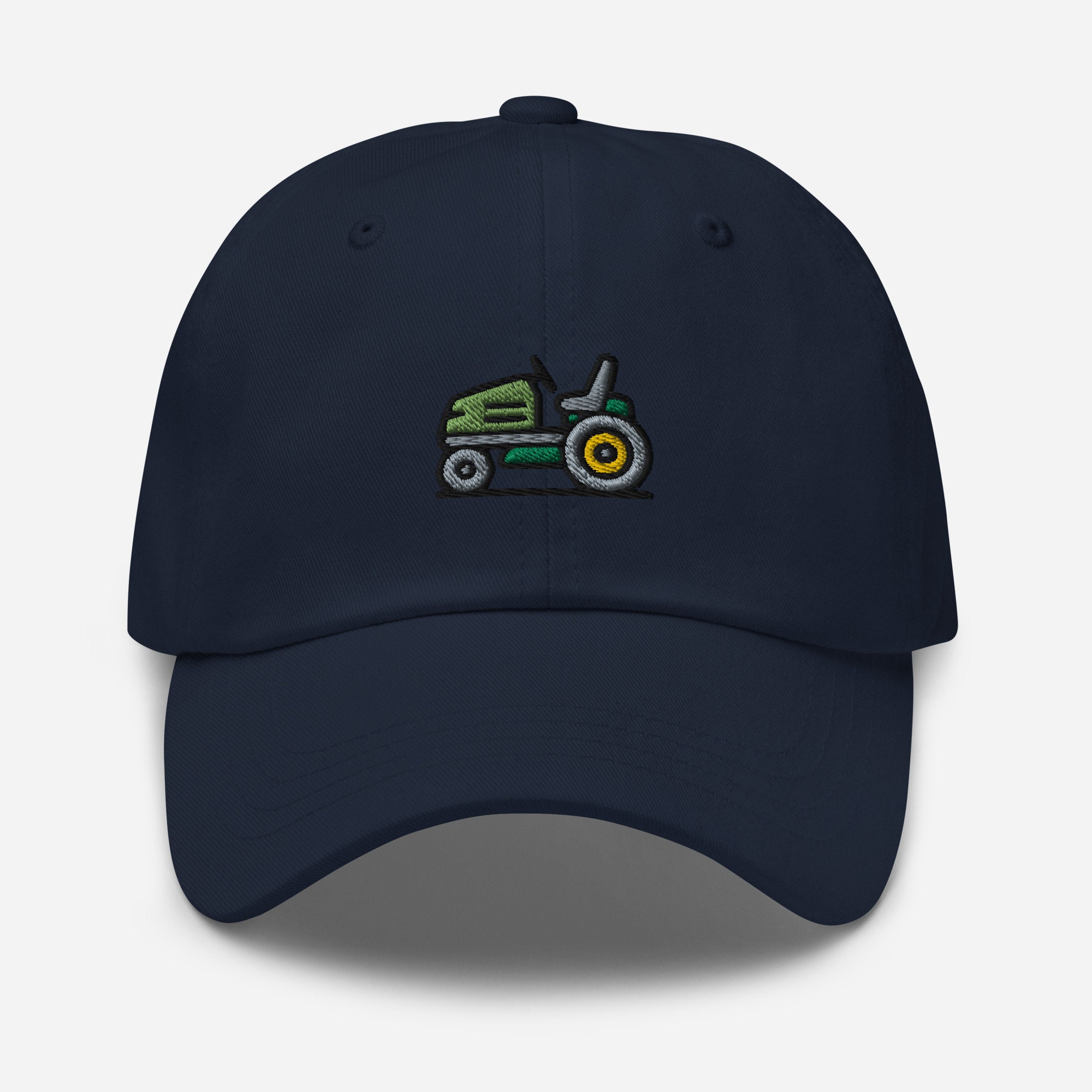 Lawn Mower Dad Hat, Embroidered Garden Baseball Cap, Grass Cutter Cap ...