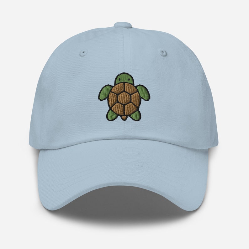 Turtle Dad Hat, Embroidered Hat Turtle, Tortoise Baseball Cap - Unisex ...