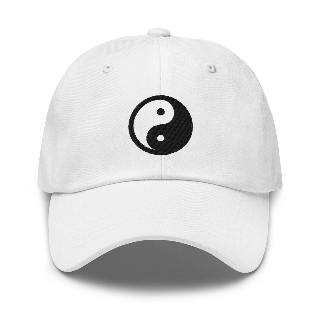 Yin Yang Symbol Dad Hat, Embroidered Meditation Yoga Baseball Cap ...