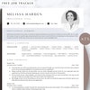 Modèle de CV avec image et bordure de CV Microsoft Word de 2 pages ...