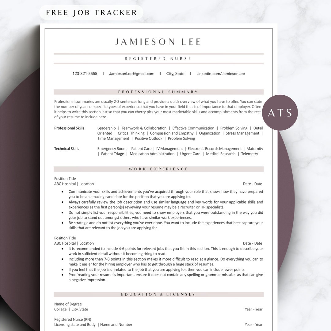 Corporate Nursing Resume Template Aesthetic Nurse Manager Resume Border ...