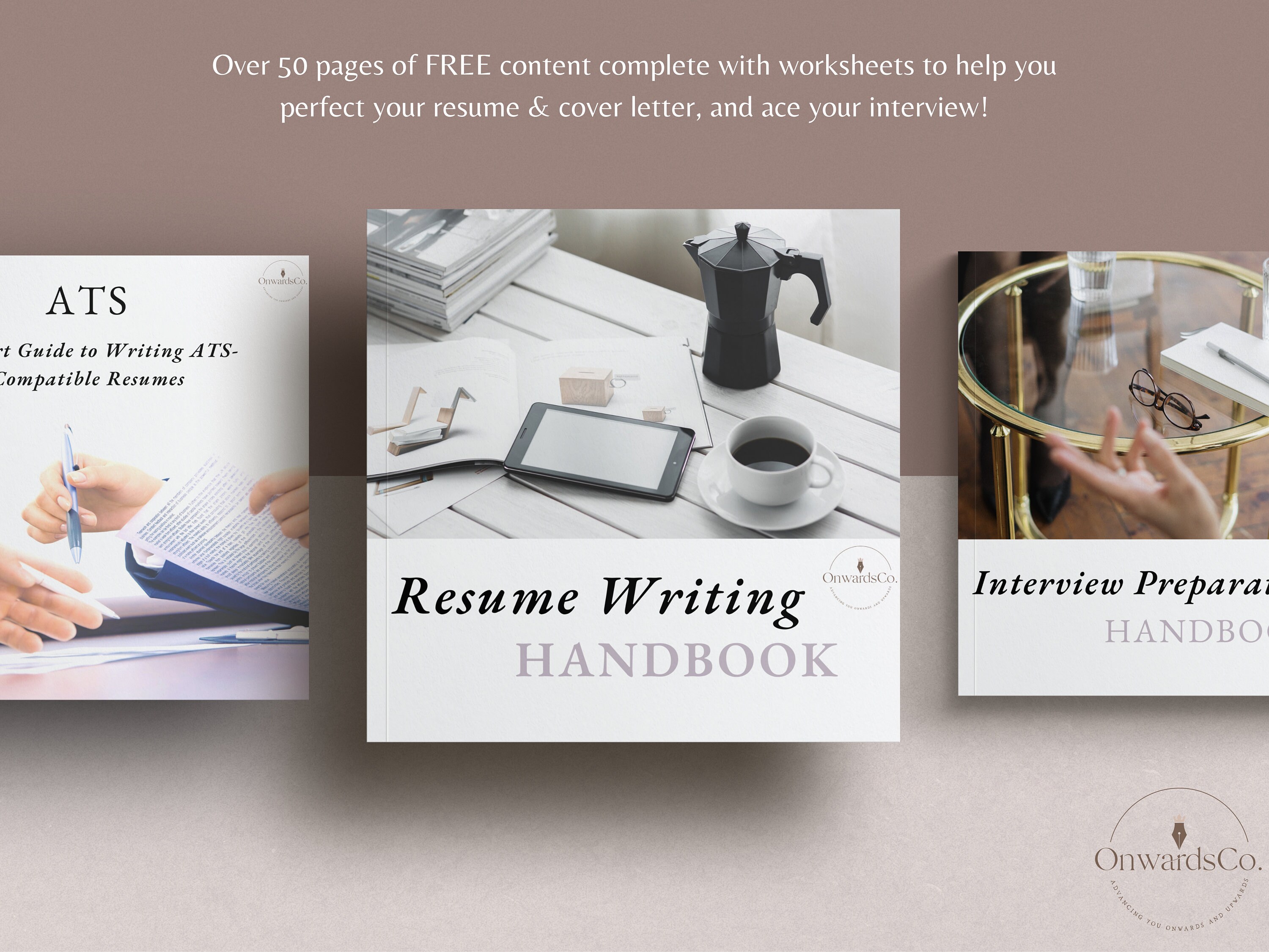 Modern Executive Job Application Kit Corporate Simple Clean Resume ...