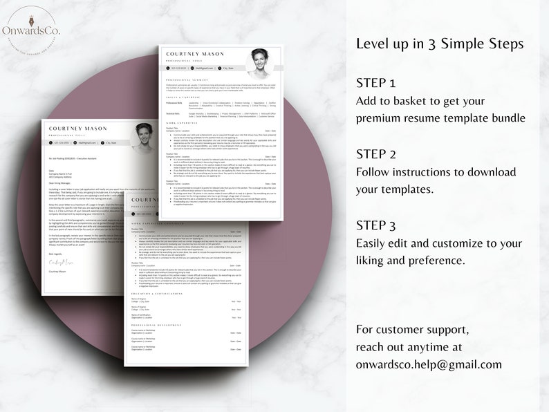 Resume Template Picture With Border Microsoft Word Resume 2 Page Unique ...