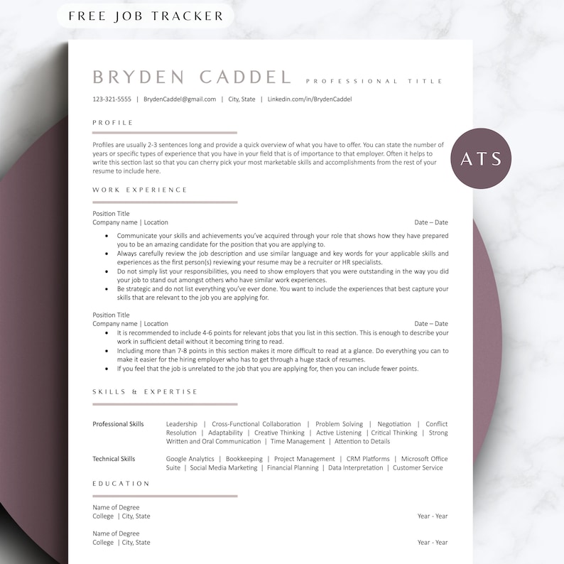 Resume Templates Executive Assistant CV Template Google Docs Tech ...