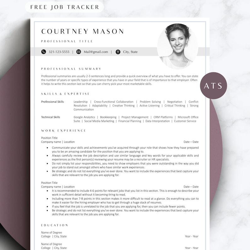 Resume Template Picture With Border Microsoft Word Resume 2 Page Unique ...