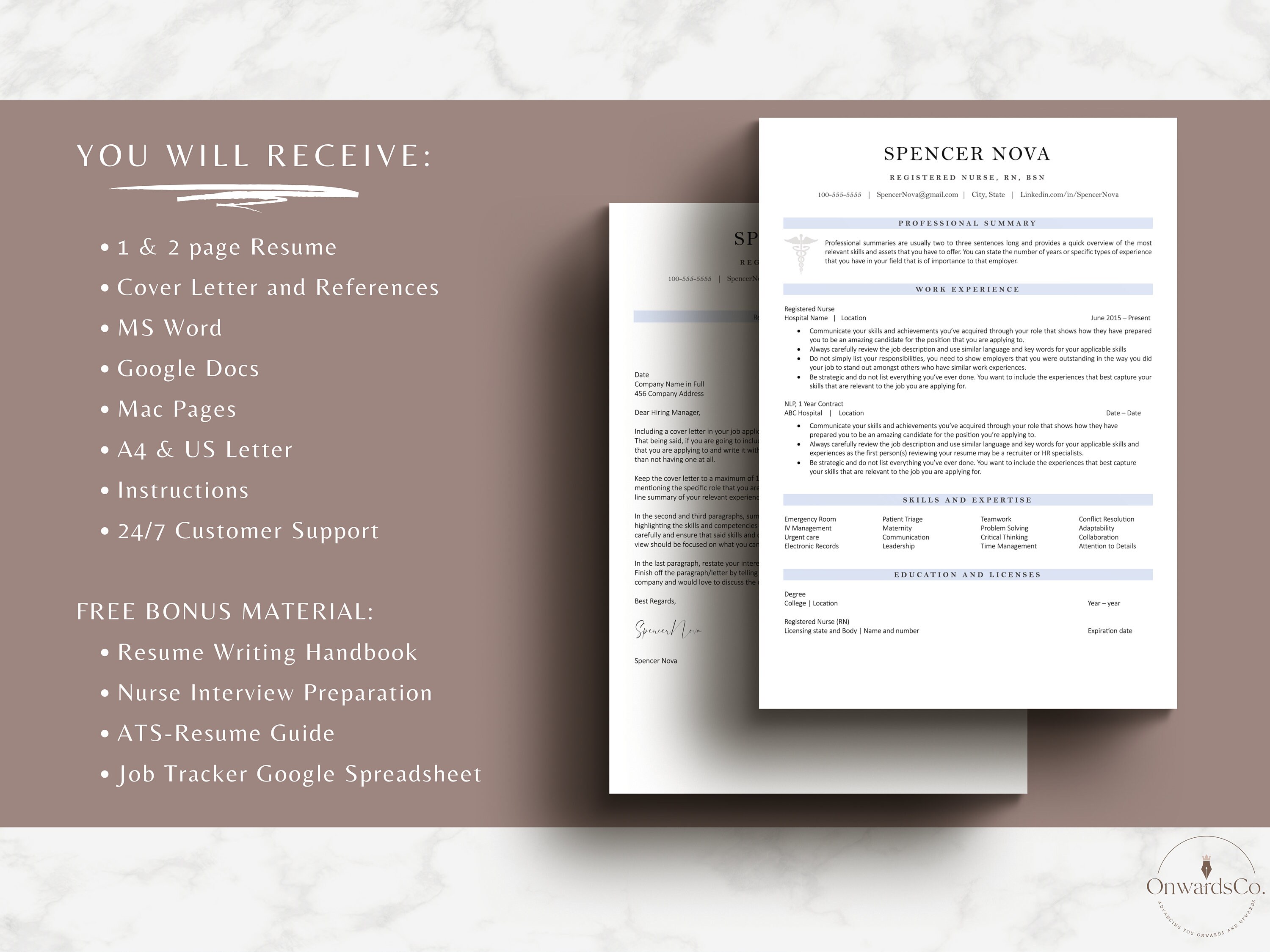 Nursing Resume Template Google Docs Medical Cv Template Google Docs ...