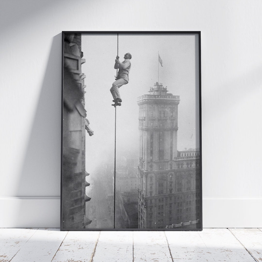 Rope Stunt, Vintage Photo, Wall Art, Digital Download - Etsy