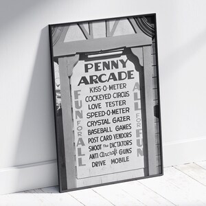 Penny Arcade, Vintage Photo, Wall Art, Digital Download - Etsy