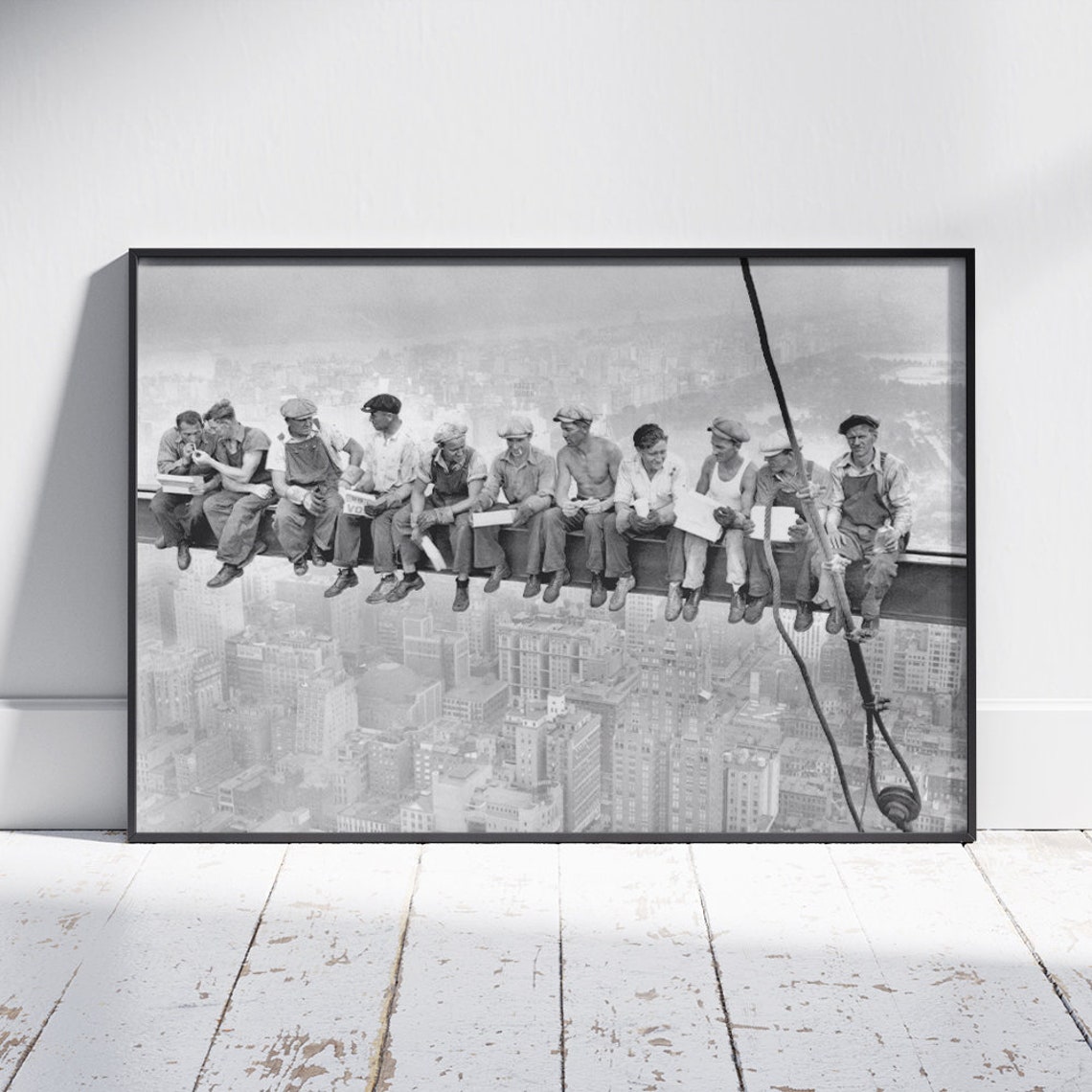 Lunch Atop a Skyscraper, Poster Print, Digital Download - Etsy