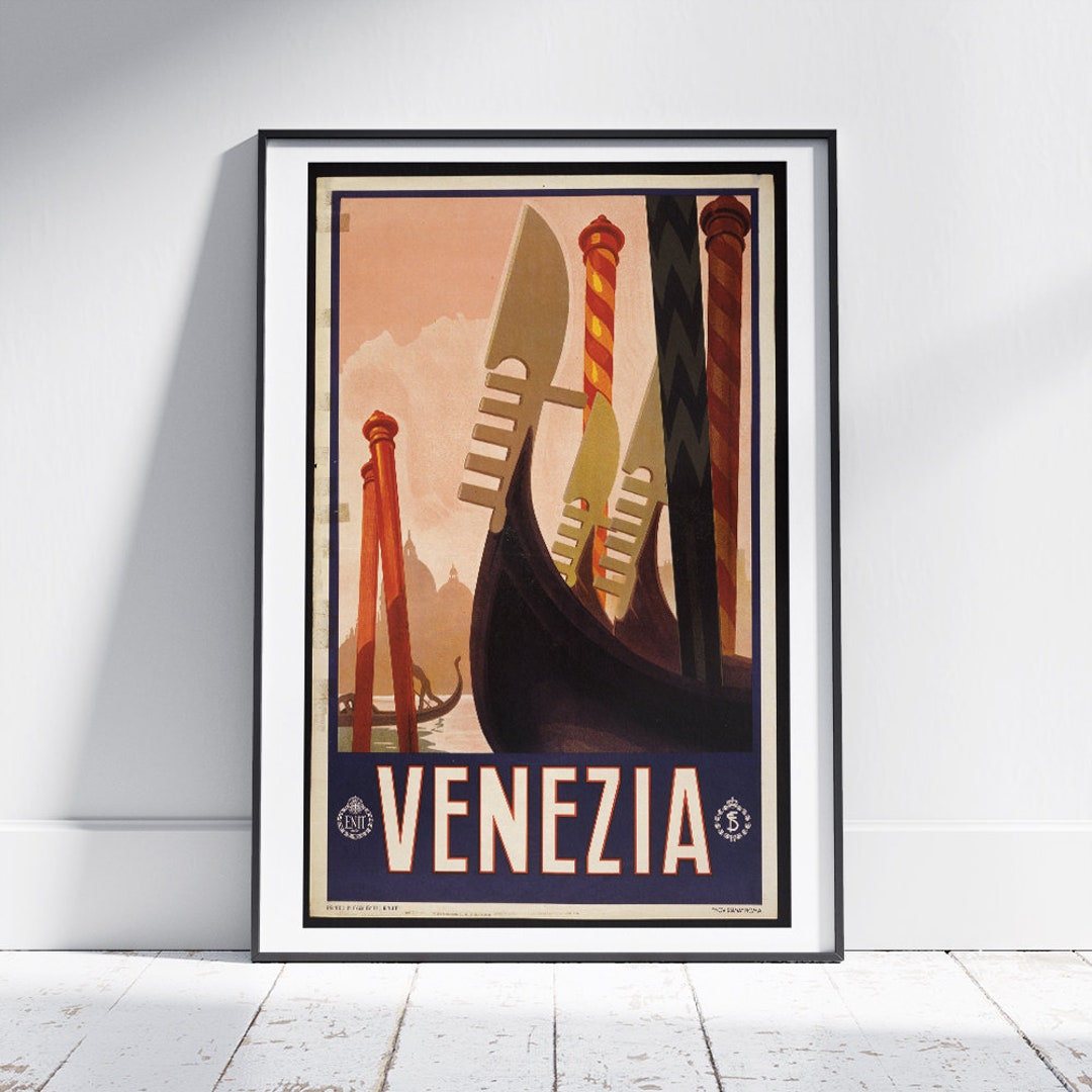 Venezia, Vintage Poster, Digital Download - Etsy