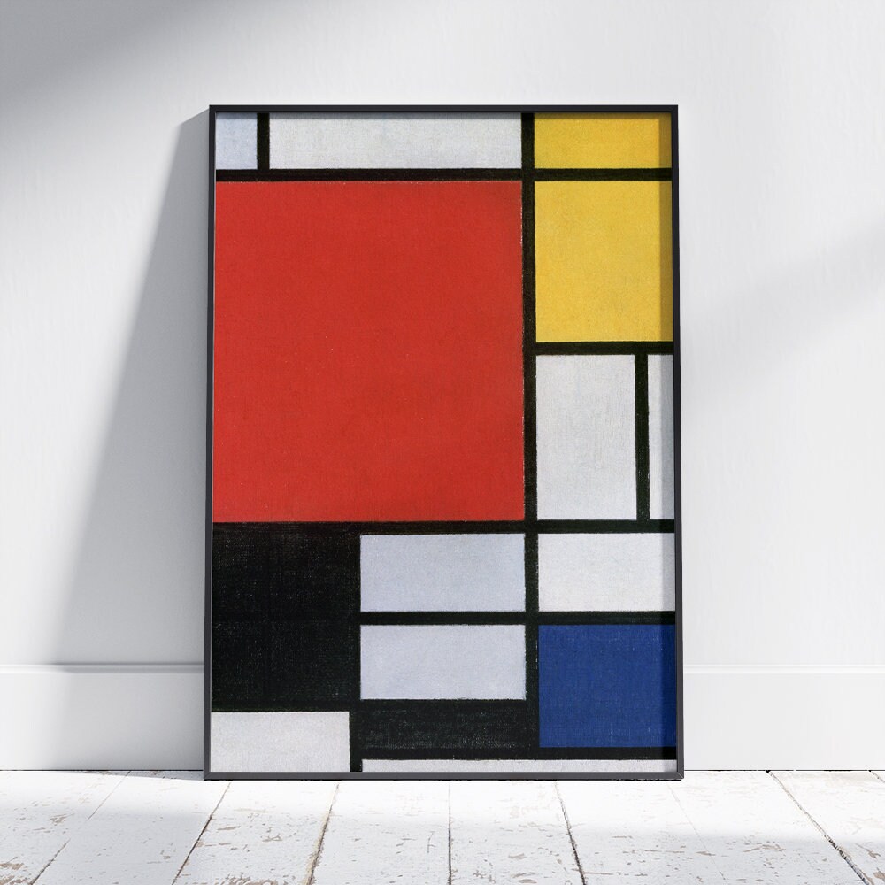 Mondrian, Art Print, Digital Download - Etsy