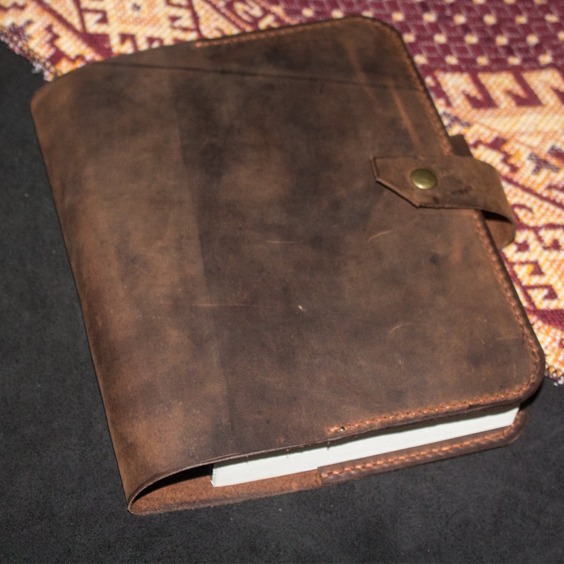 Easy Print PDF Pattern for Leather A5 Journal Cover - Wano - Etsy